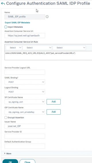 Citrix ADC (NetScaler) as a SAML IDP and SAML SP – Just an other Citrix ...