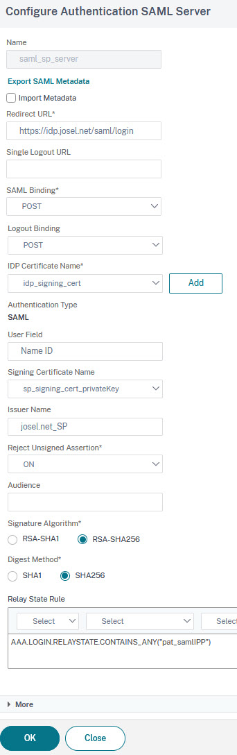 Citrix ADC (NetScaler) as a SAML IDP and SAML SP – Just an other Citrix ...